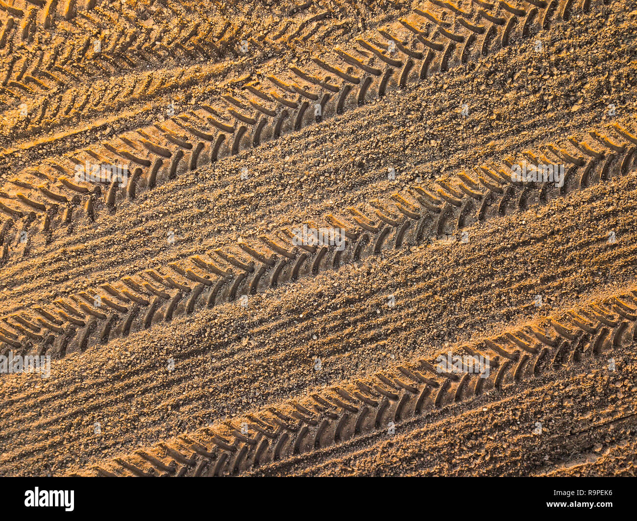 Spring arable land. View from above. Field and beautiful patterns from ...