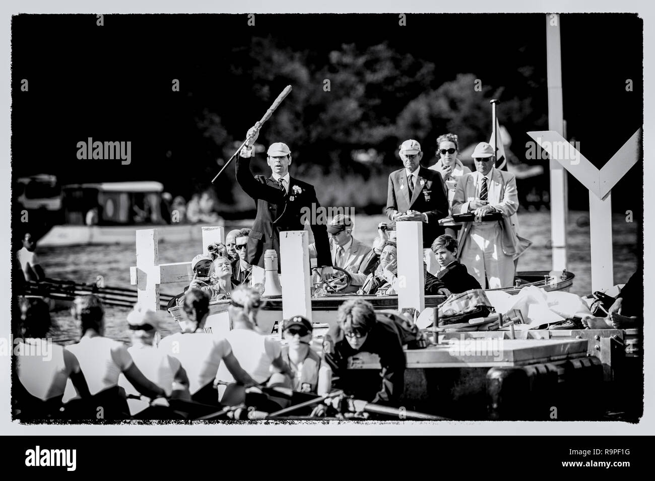 Going through the starting procedure hi-res stock photography and ...