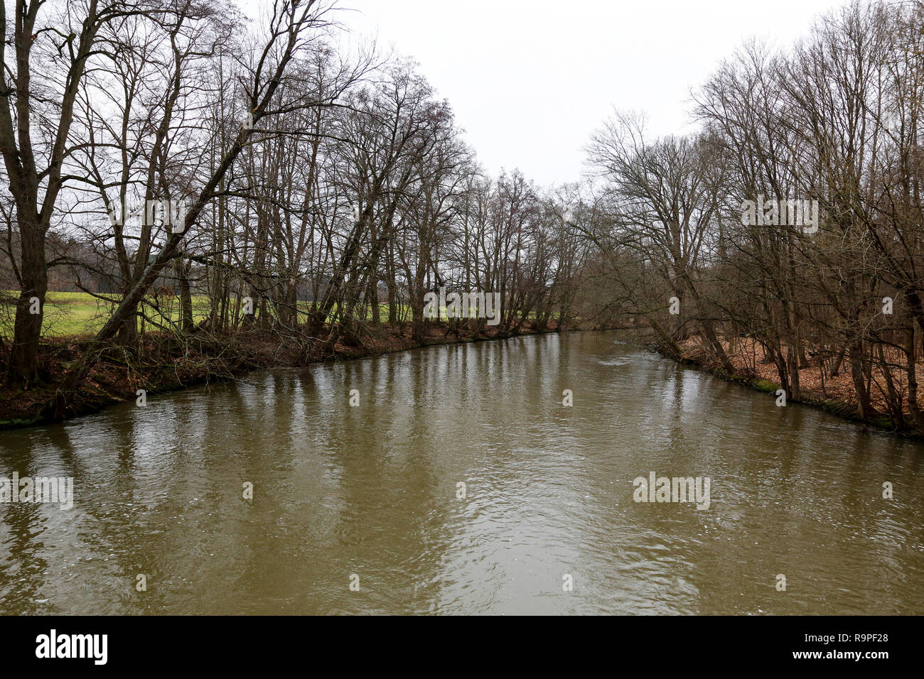 The Faberwald park in the South of Nuremberg. Bavaria, Germany Stock ...