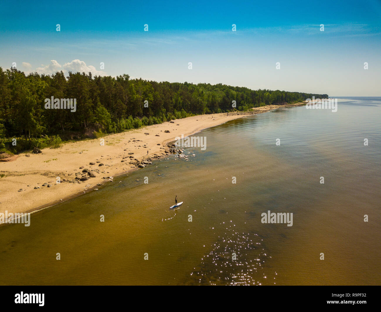 Baltic sea aerial view hi-res stock photography and images - Alamy
