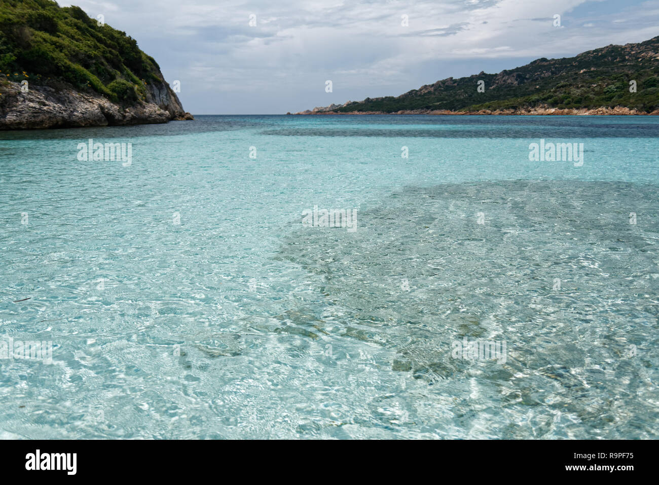 A cute little isolated cove - great to swim in! Stock Photo - Alamy