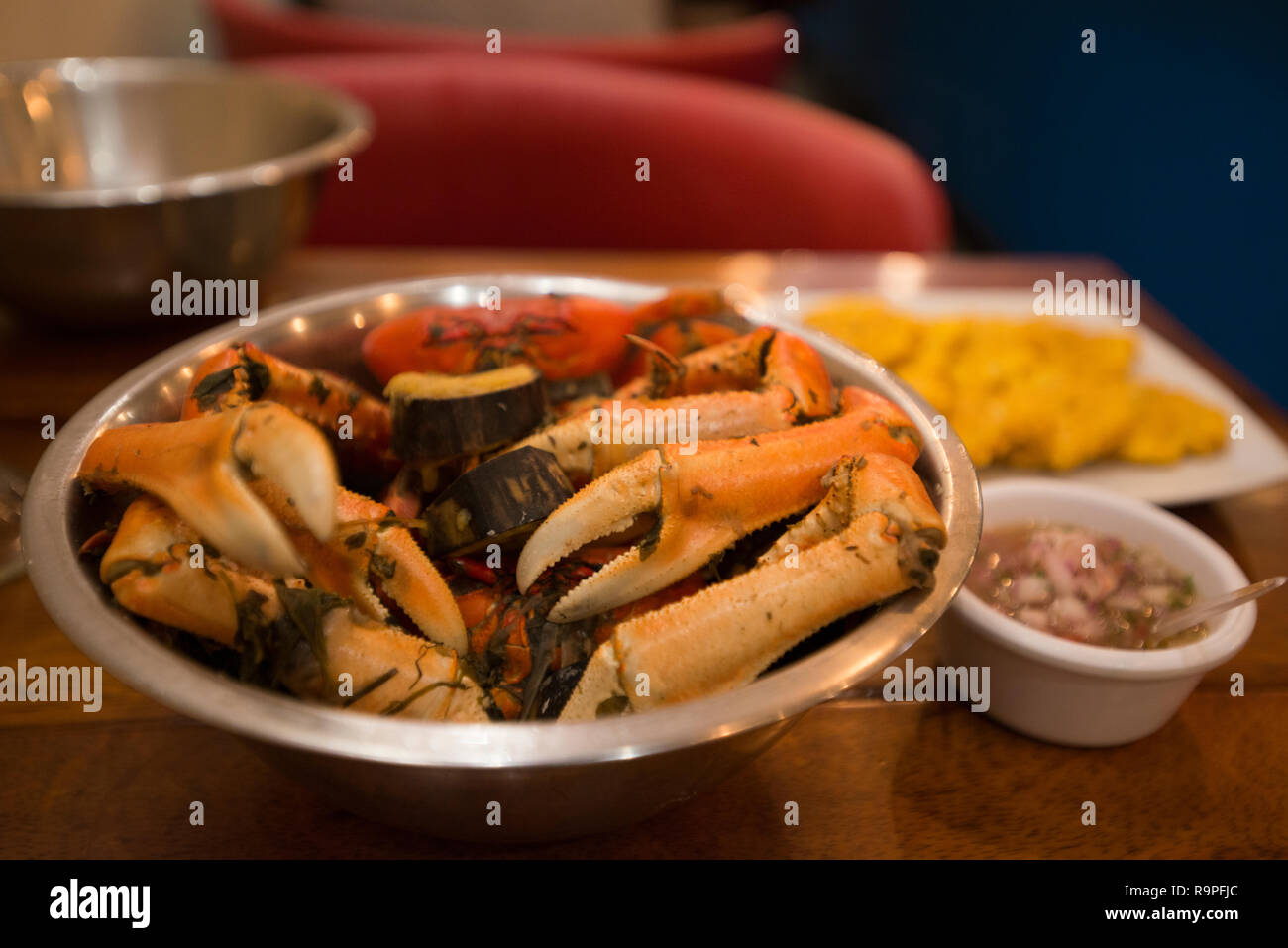 Cooked red crabs Stock Photo - Alamy