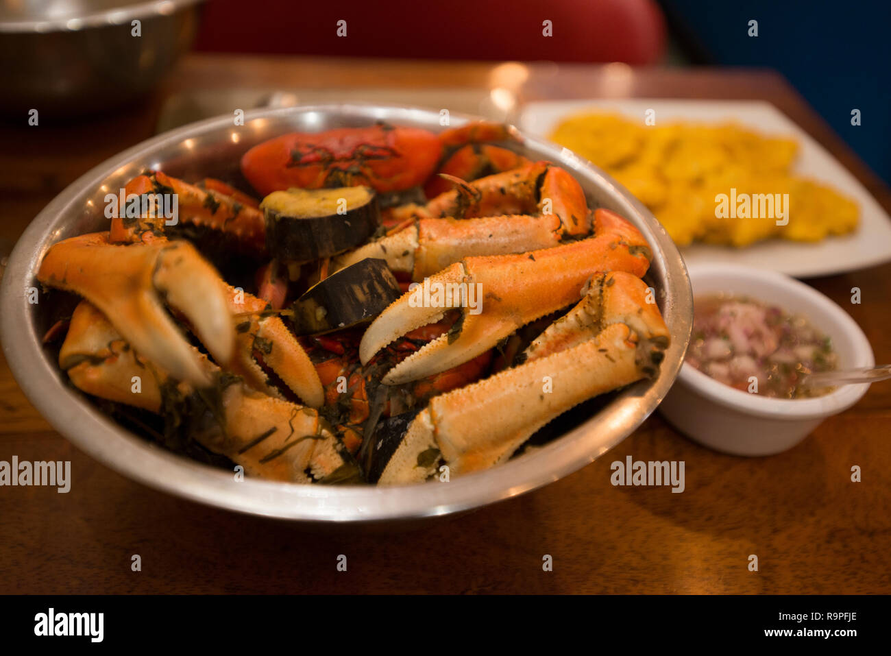 Cooked red crabs Stock Photo - Alamy