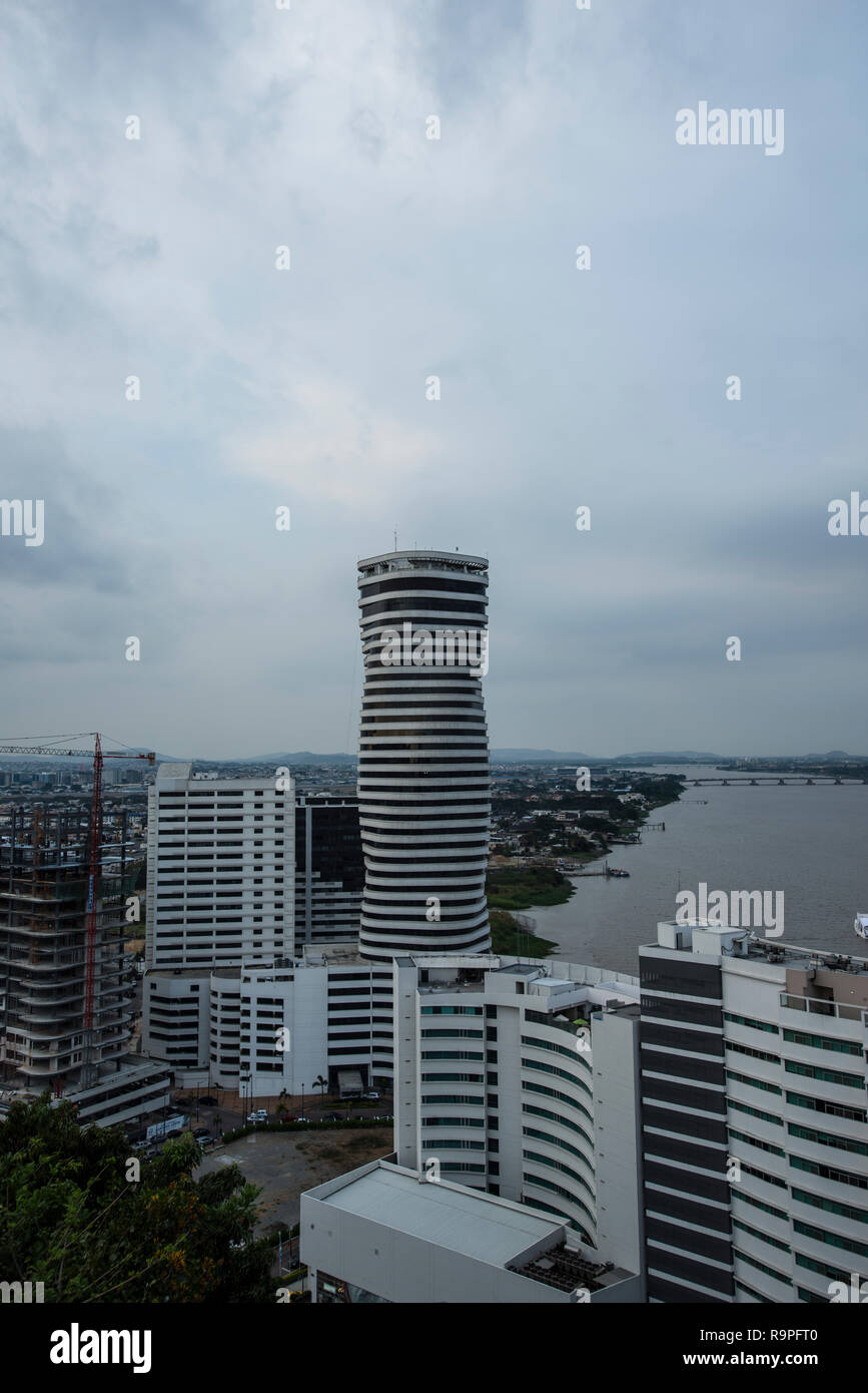 Modern buildings in the Port of Santa Ana Stock Photo - Alamy