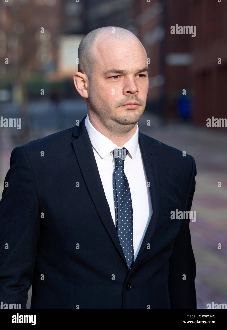 South Yorkshire Police constable Liam Stewart, 33, leaves Leeds Crown ...