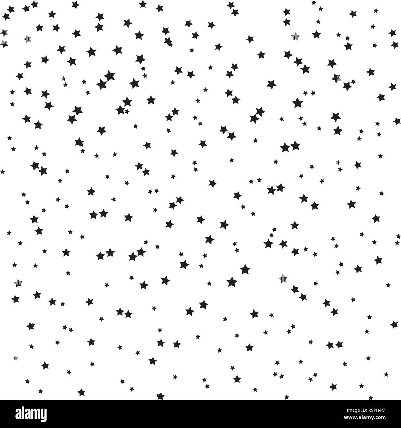 Abstract party confetti stars Black and White Stock Photos & Images - Alamy