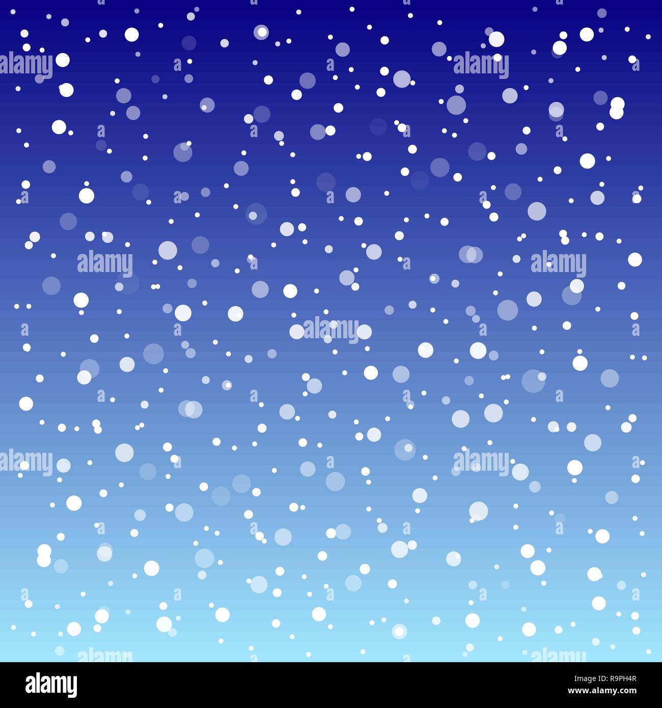 Falling snow background. Holiday landscape with snowfall. Vector ...