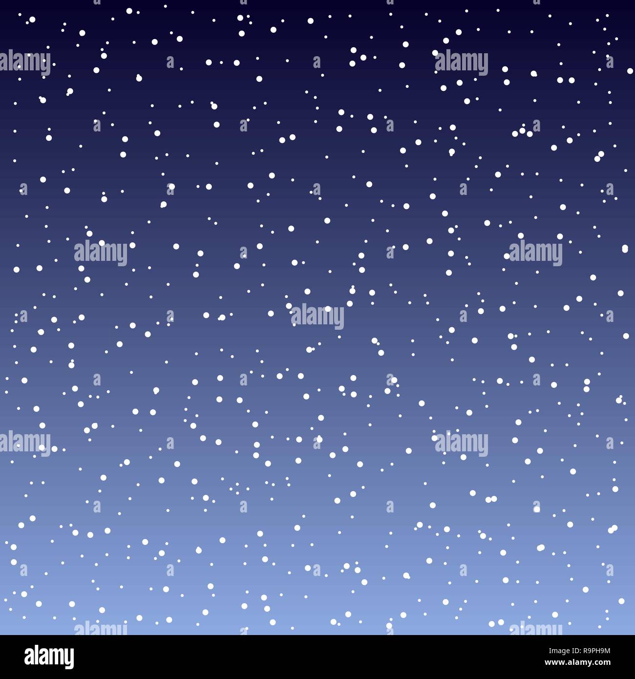Falling snow background. Holiday landscape with snowfall. Vector ...