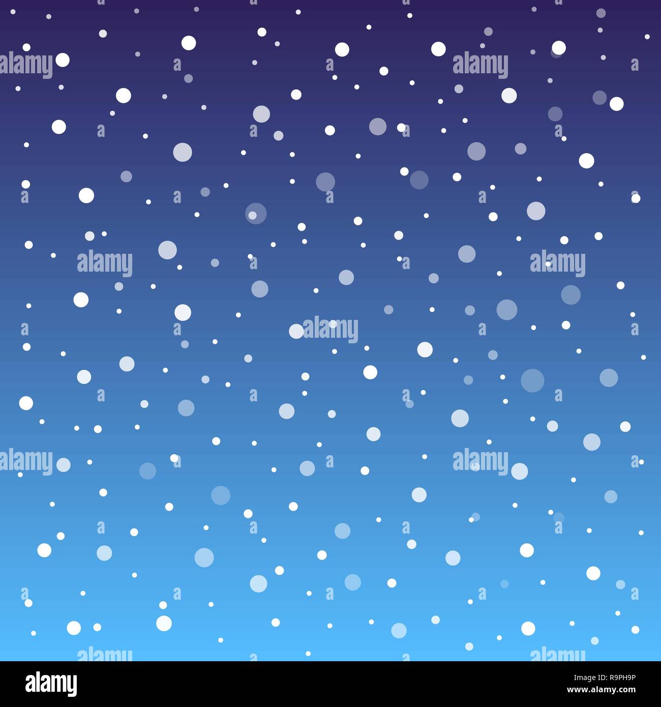 Falling snow background. Holiday landscape with snowfall. Vector ...