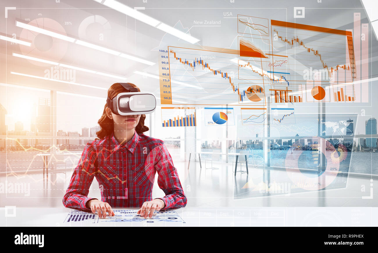 Using modern technologies Stock Photo - Alamy