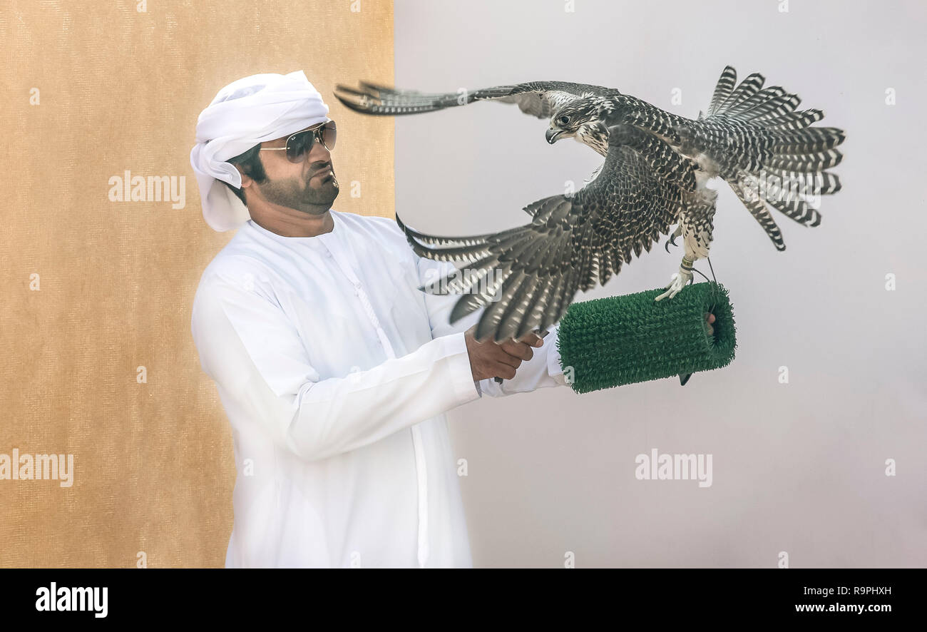 Madinat Zayed, United Arab Emirates, 22nd December, 2018: emirati man ...