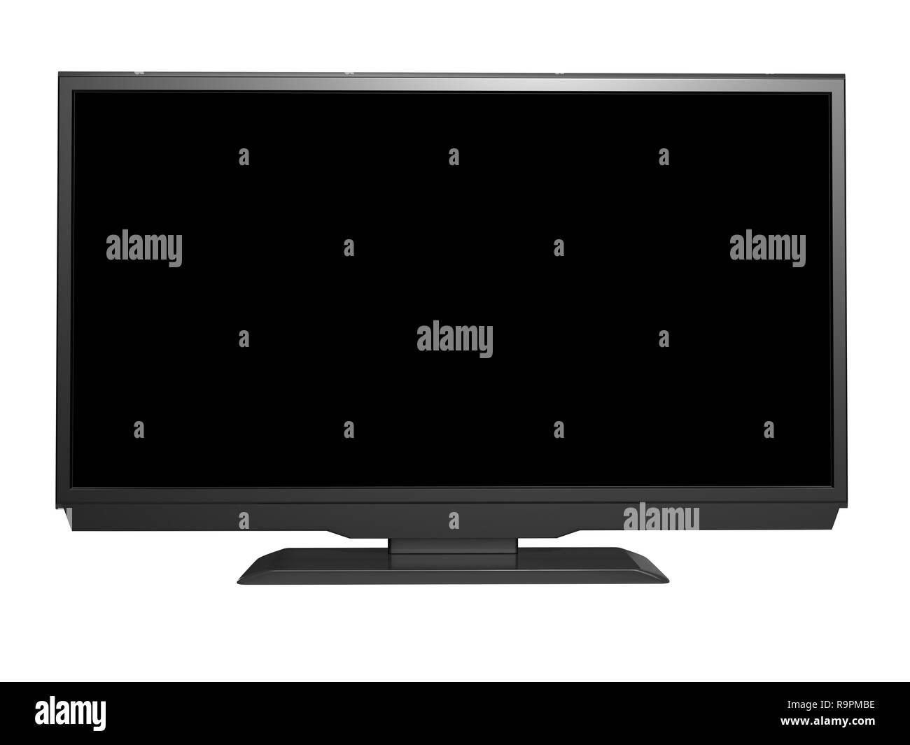 LED tv on white background. 3D rendering Stock Photo - Alamy