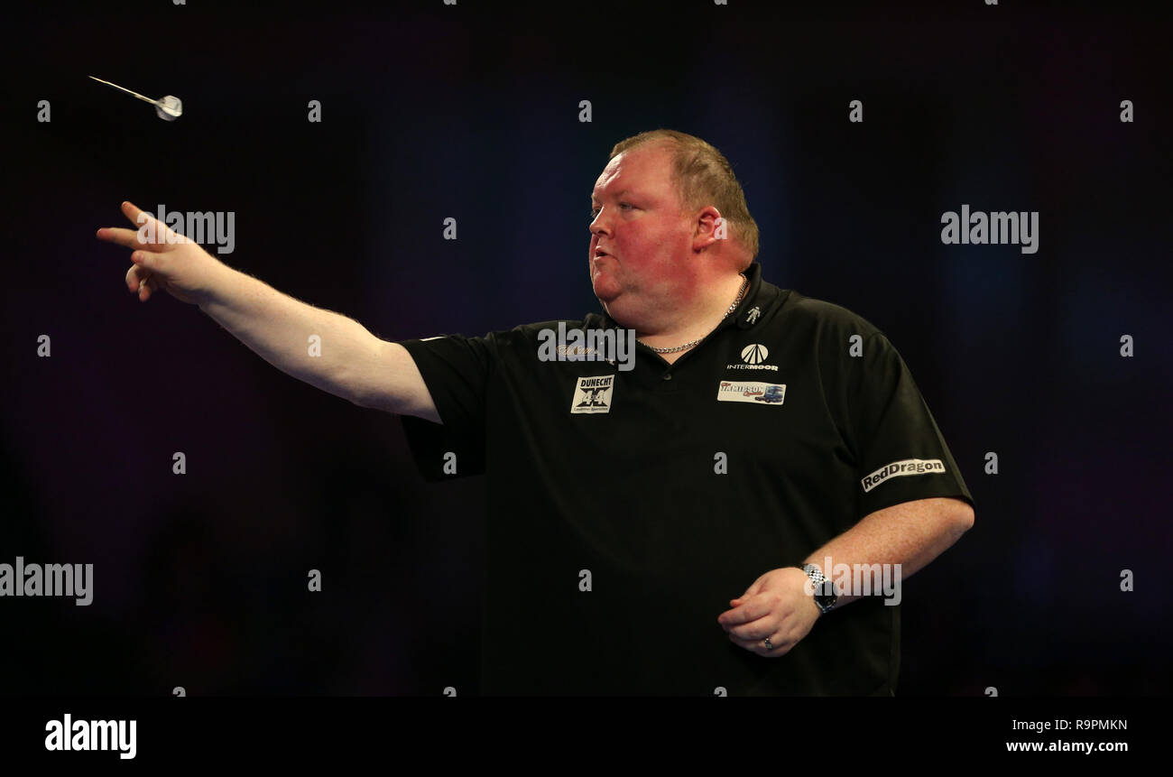 John Henderson during day twelve of the William Hill World Darts ...