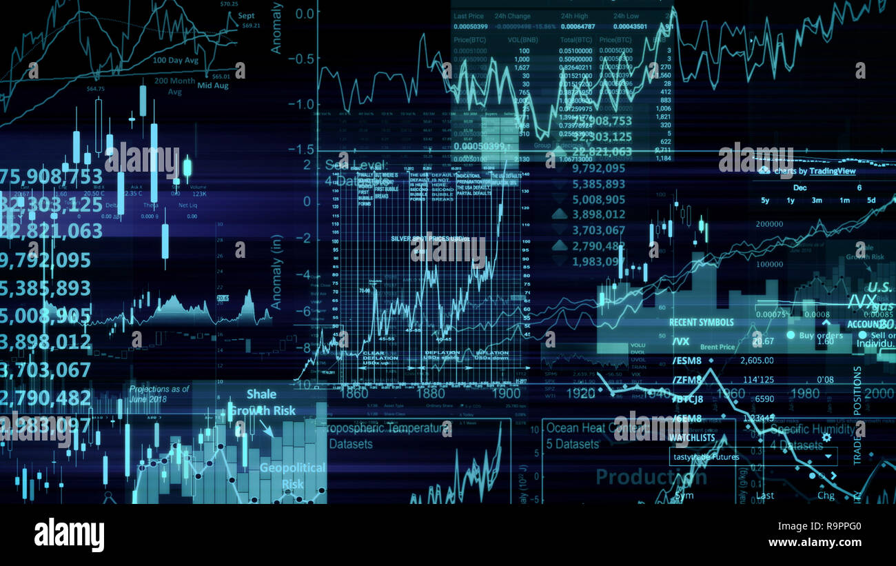 3D rendering of stock indexes in virtual space. Economic growth ... 3D rendering of stock indexes in virtual space. Economic growth ...