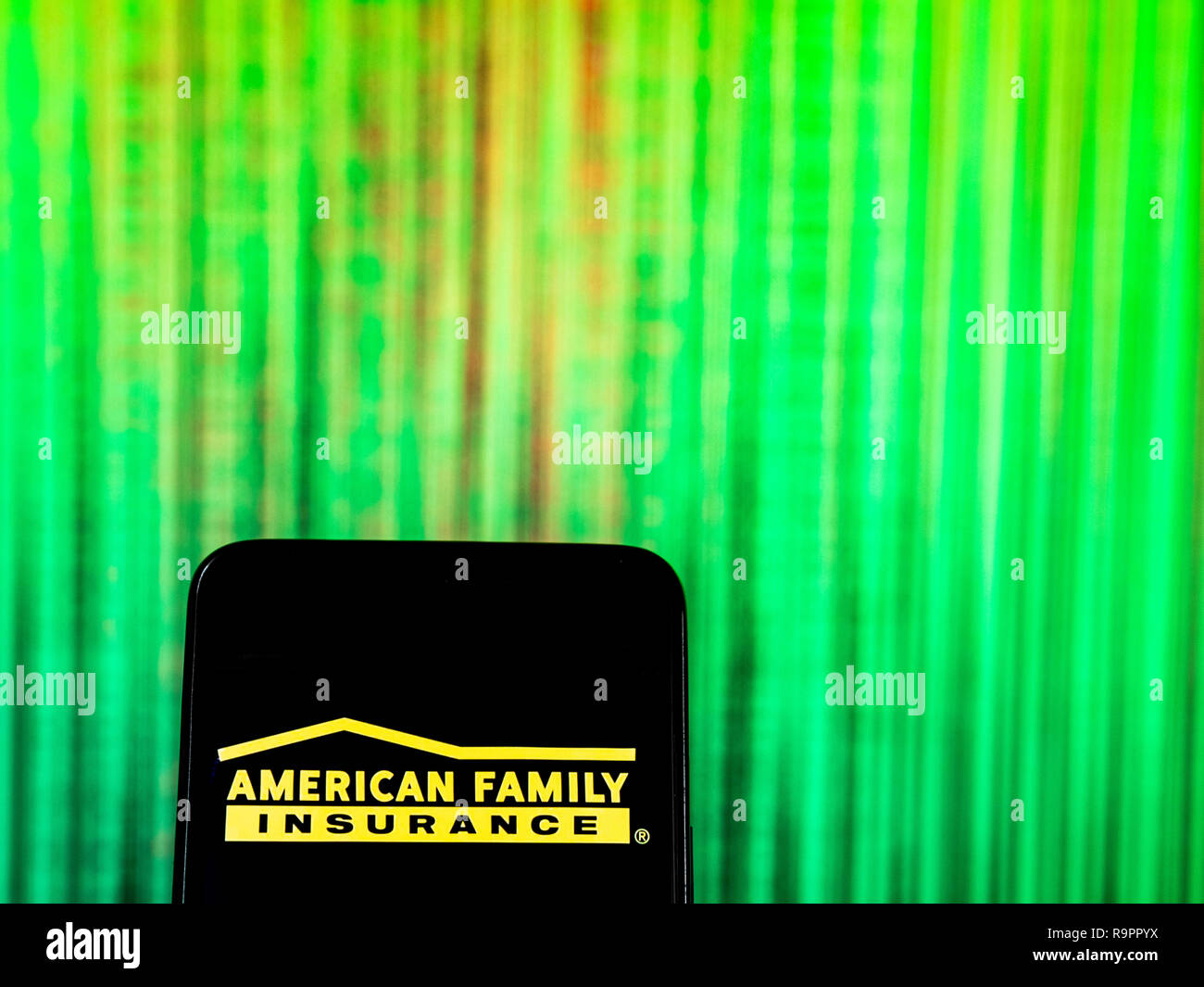 American family insurance logo hi-res stock photography and images - Alamy