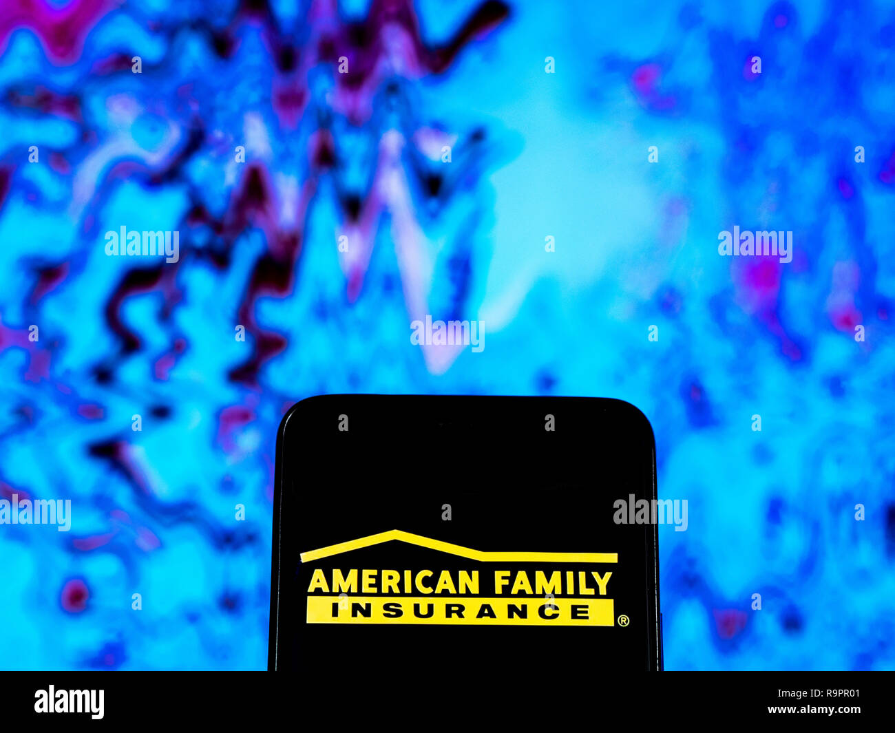 American family insurance logo hi-res stock photography and images - Alamy
