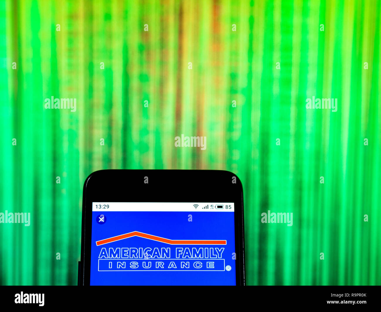 American family insurance logo hi-res stock photography and images - Alamy