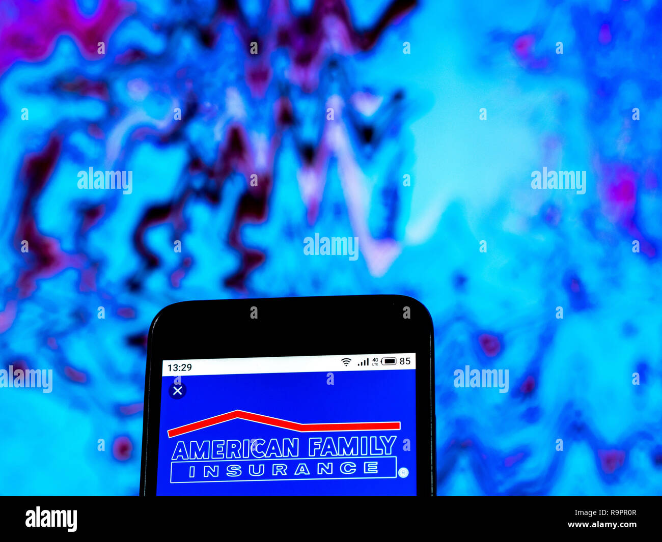 American family insurance logo hi-res stock photography and images - Alamy