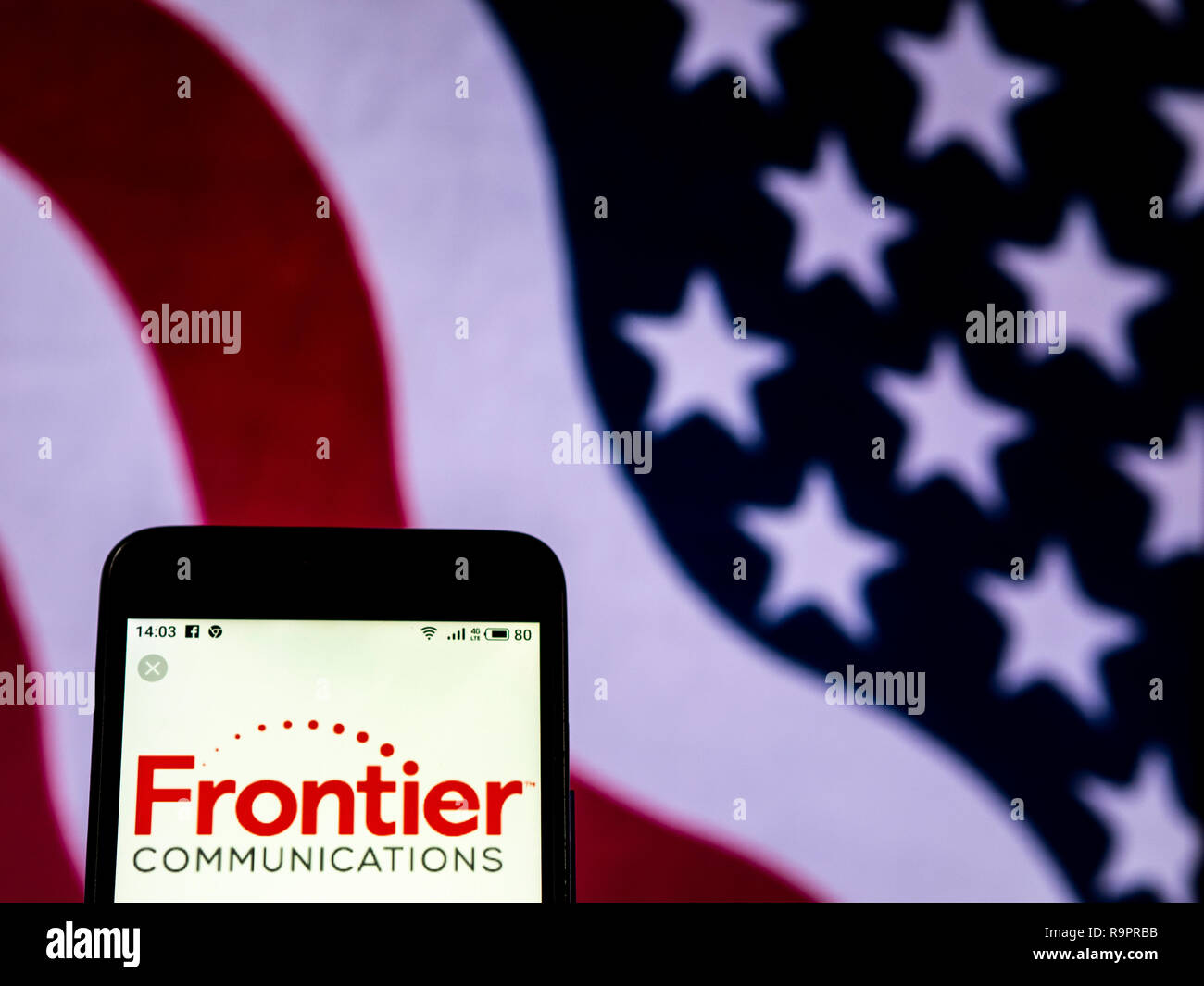 Frontier communications logo hi-res stock photography and images - Alamy