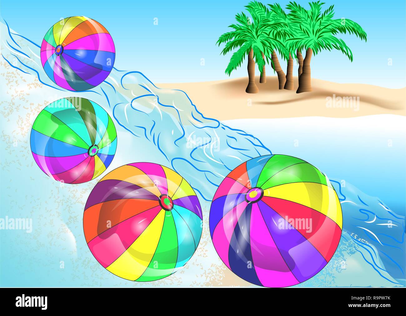 Season sandy Stock Vector Images - Alamy