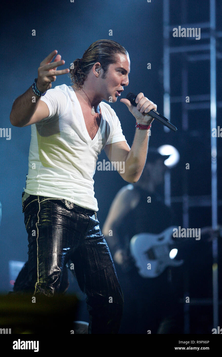 David Bisbal performs in concert in the Amor la Musica show at the ...