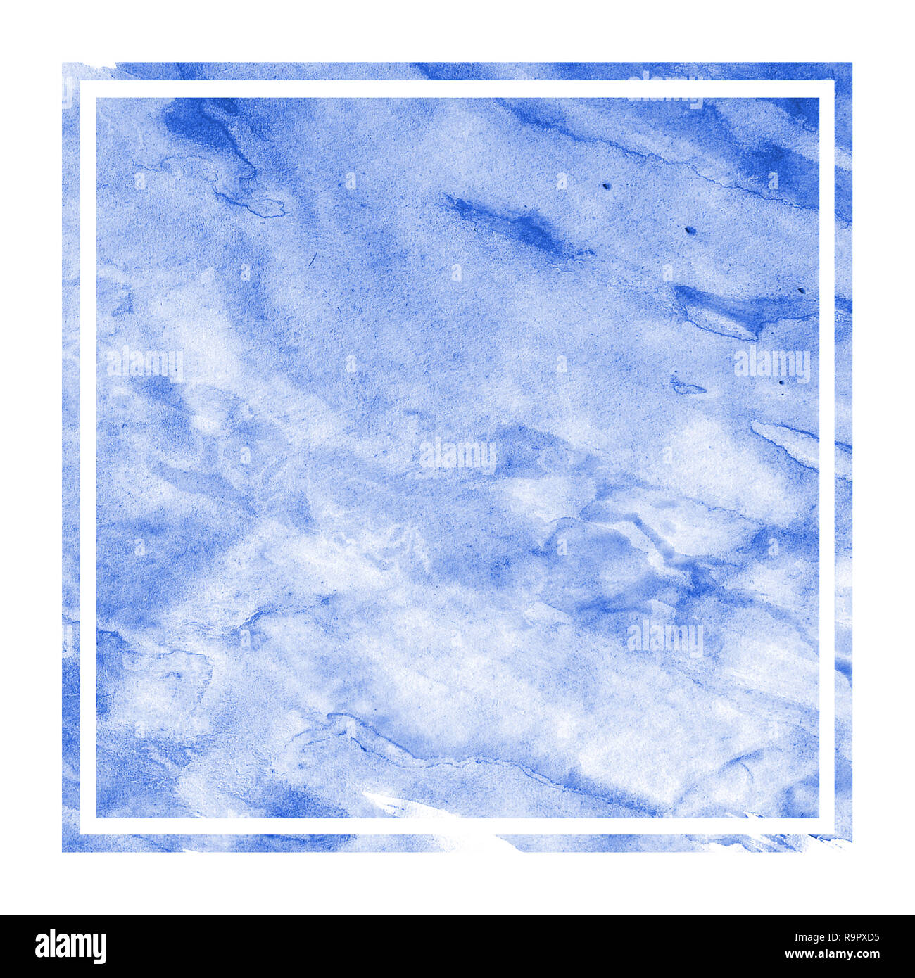 Blue ink rectangle outline hi-res stock photography and images - Alamy