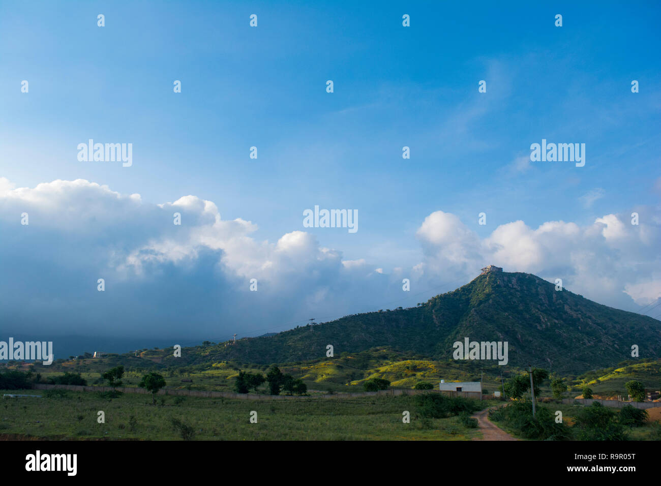Savitri Temple, Pushkar Stock Photo - Alamy