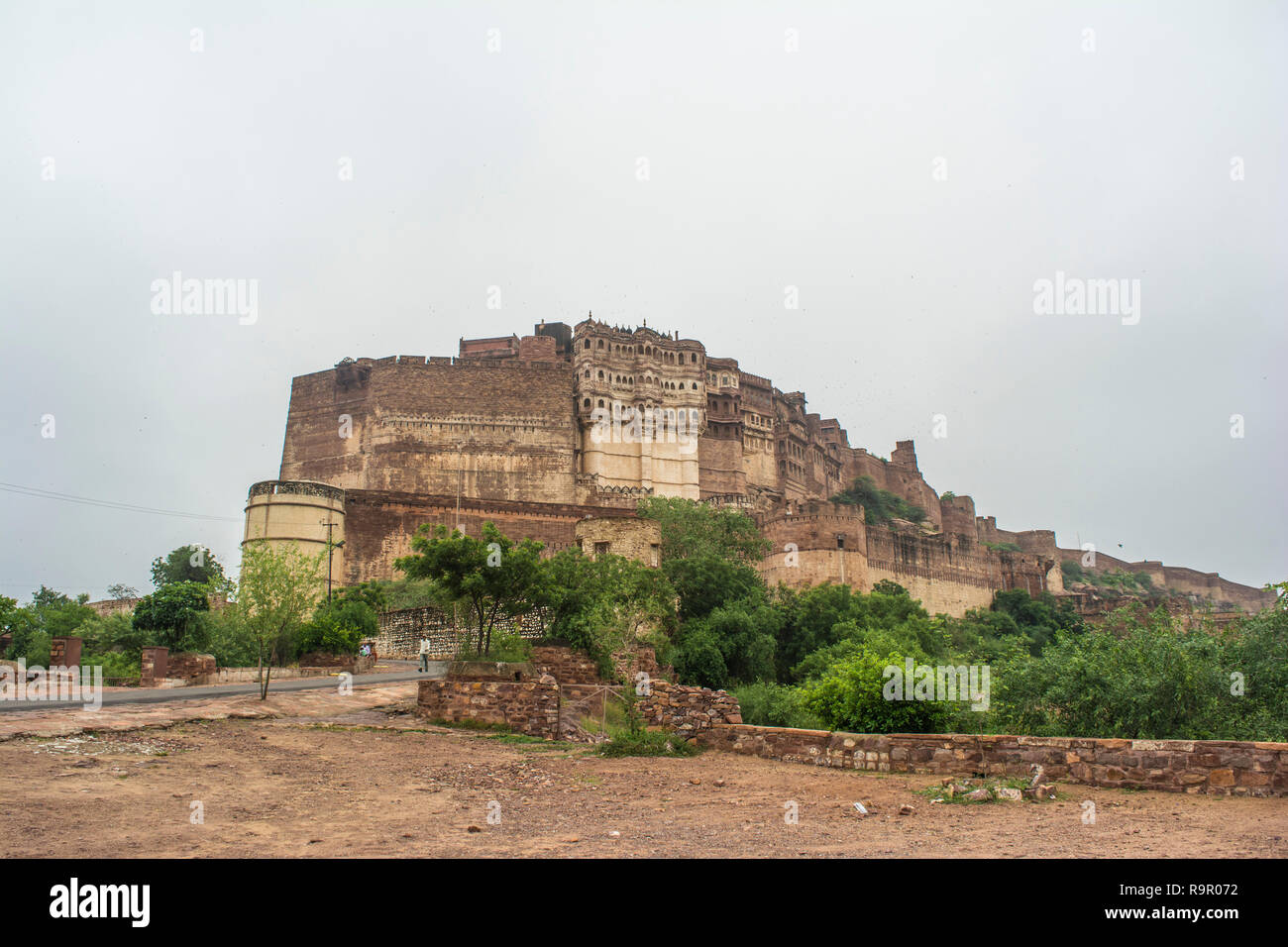 Mehrangarh fort exterior Stock Photo - Alamy