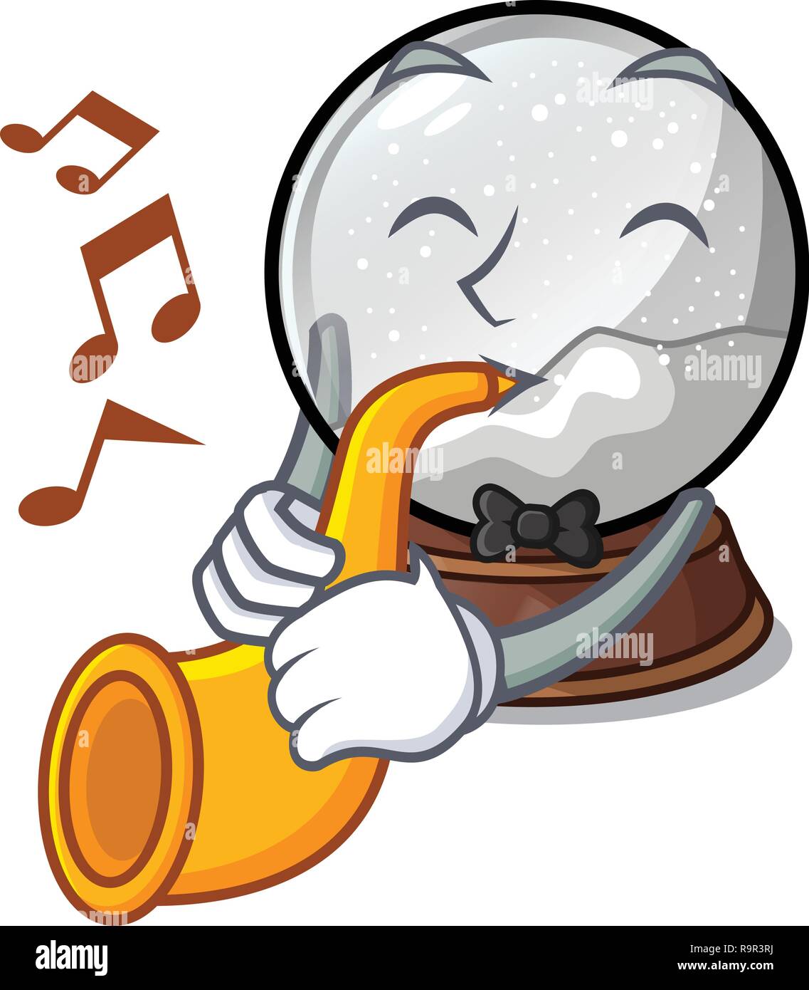 Christmas bugle Stock Vector Images - Alamy