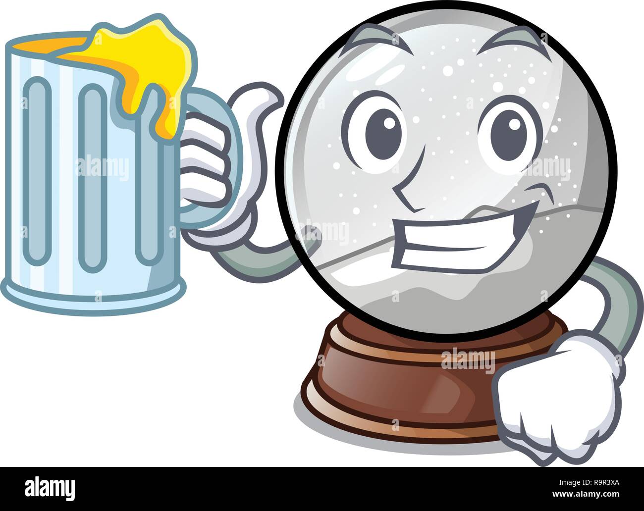 Snowball drink Stock Vector Images - Alamy