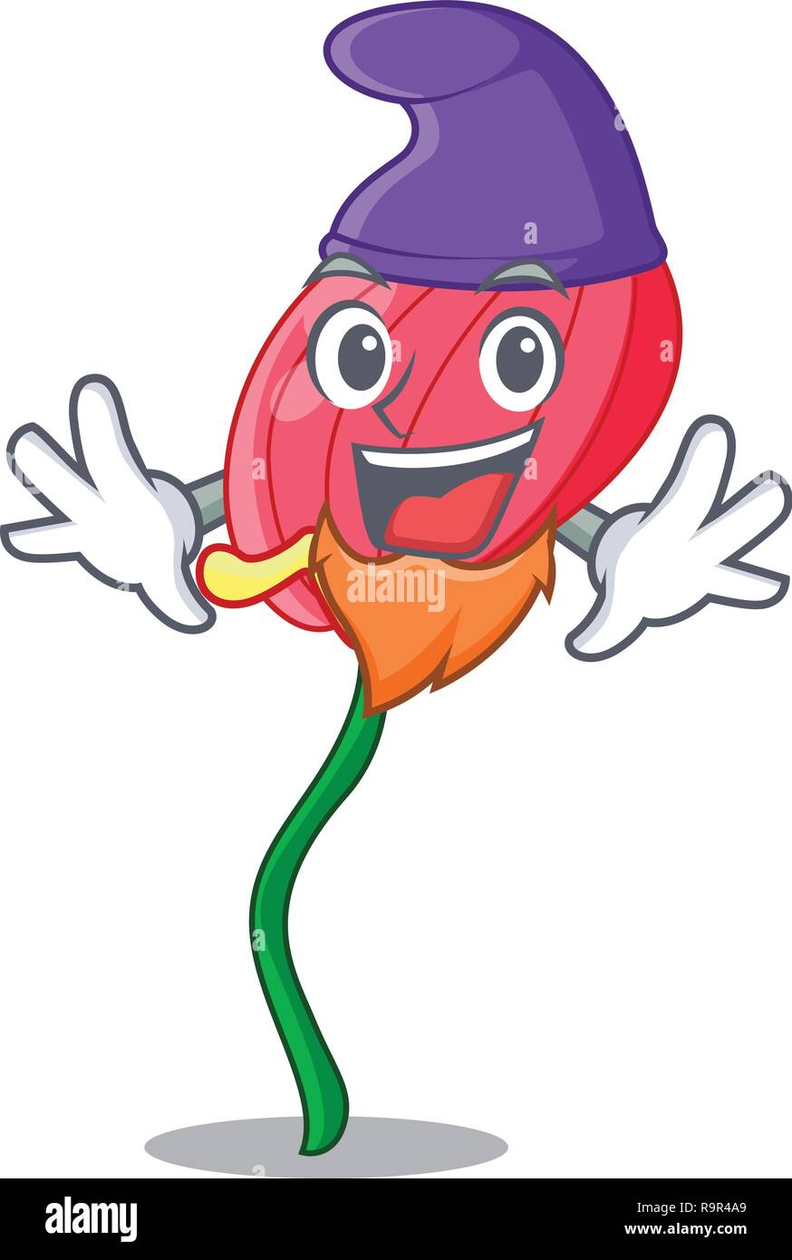 Tropical plant flower small pink Stock Vector Images - Alamy