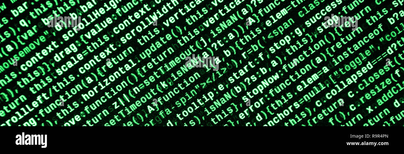 Javascript Code In Text Editor Coding Cyberspace Concept Screen Of Web Developing Javascript