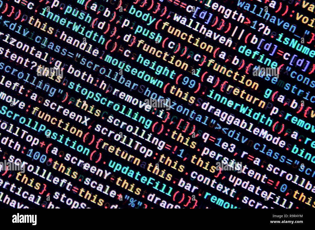 Javascript Functions Variables Objects Monitor Closeup Of Function 3500