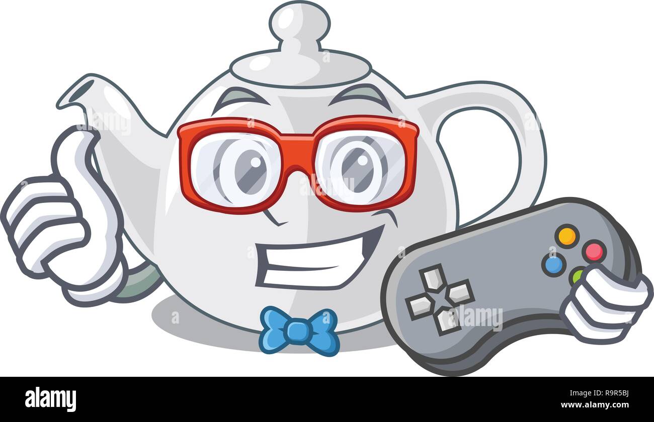 Gamer porcelain teapot in table a character Stock Vector Image & Art ...