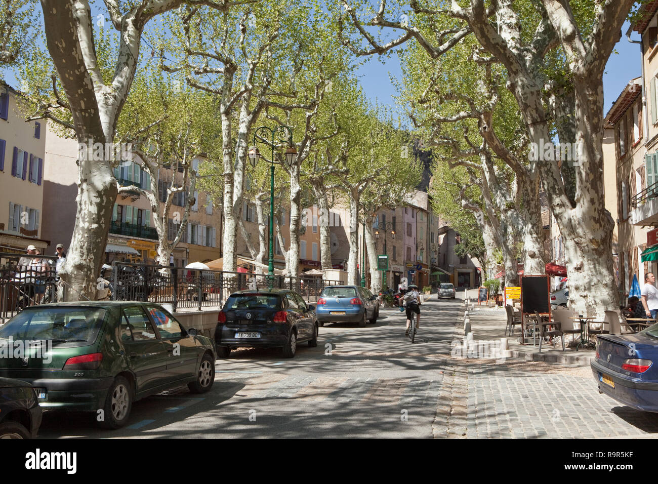 Main street of Cotignac (Var,France Stock Photo - Alamy
