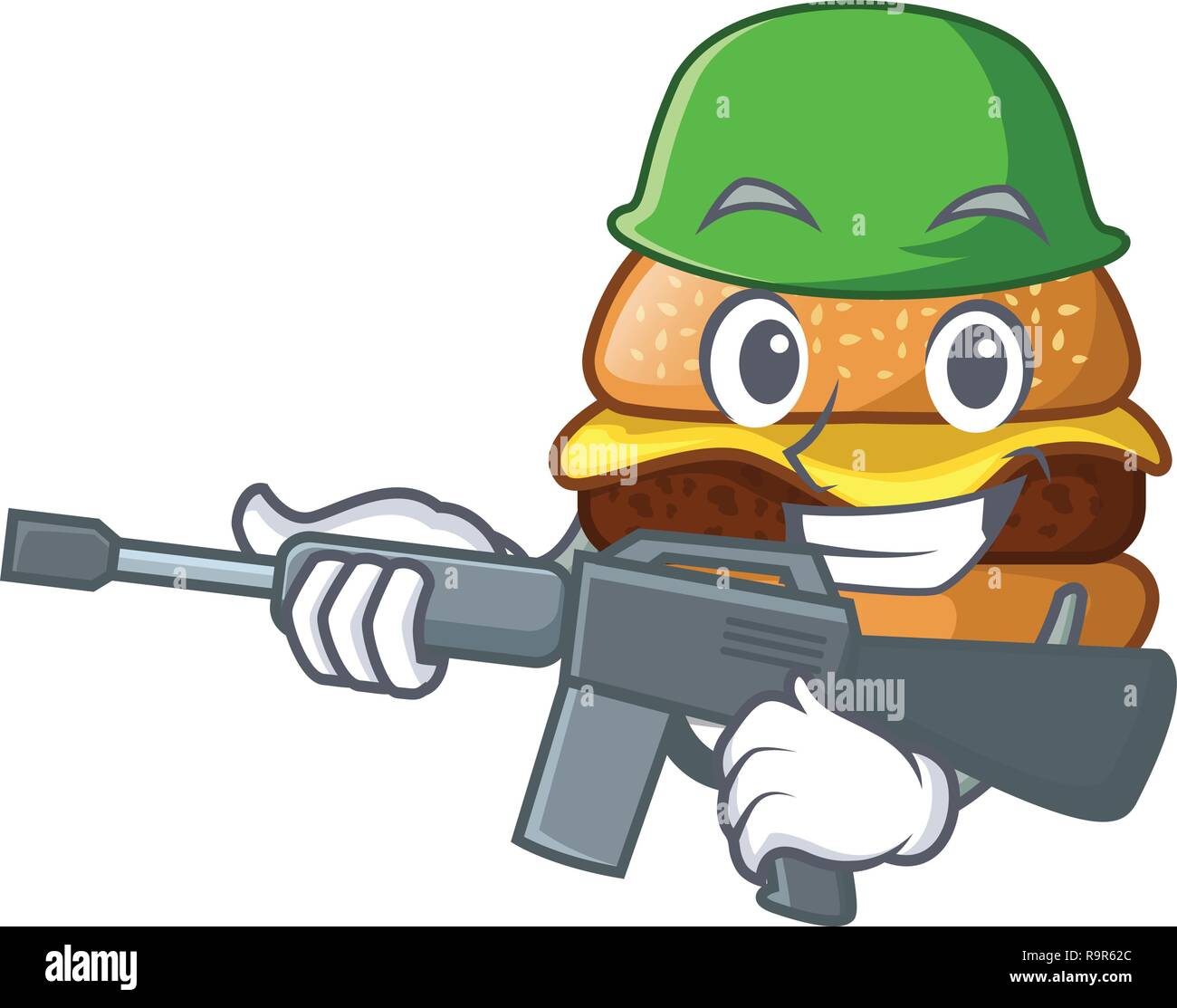 Burger with a gun hi-res stock photography and images - Alamy