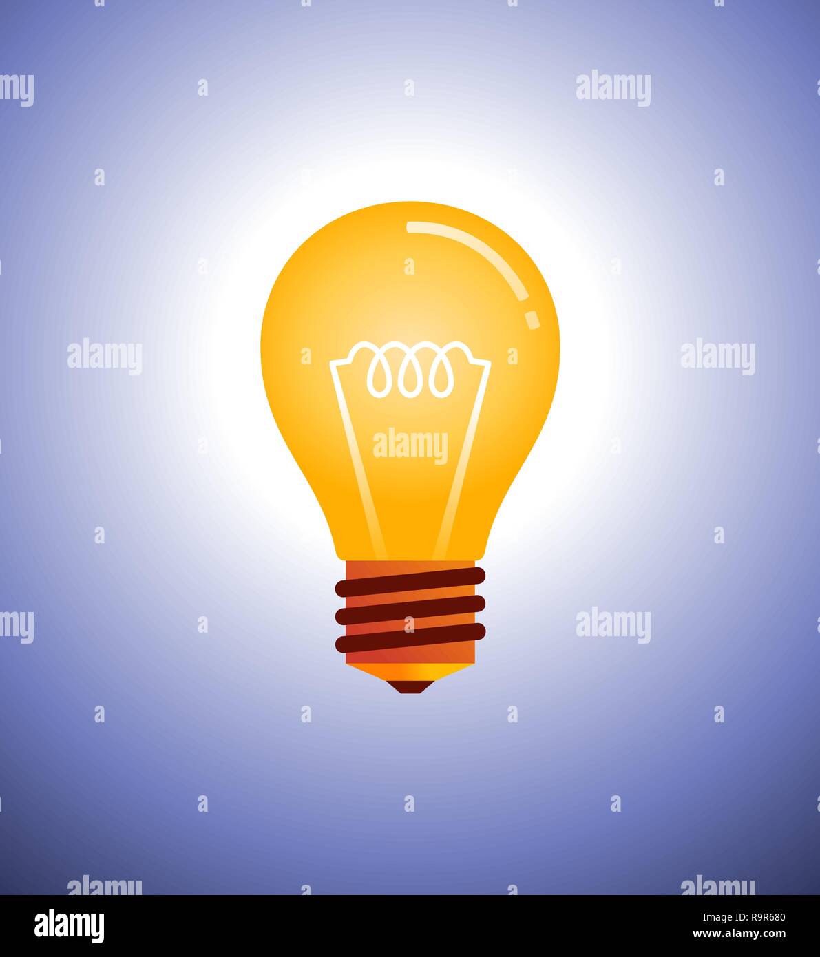 Lightbulb idea vector illustration Stock Vector Image & Art - Alamy