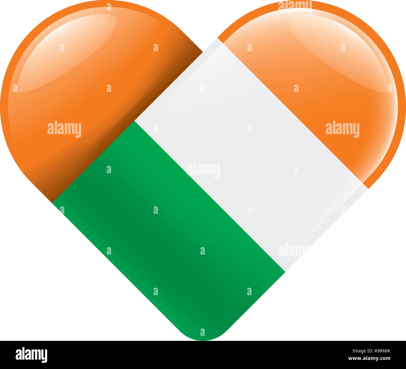Grungy flag ireland Stock Vector Images - Alamy
