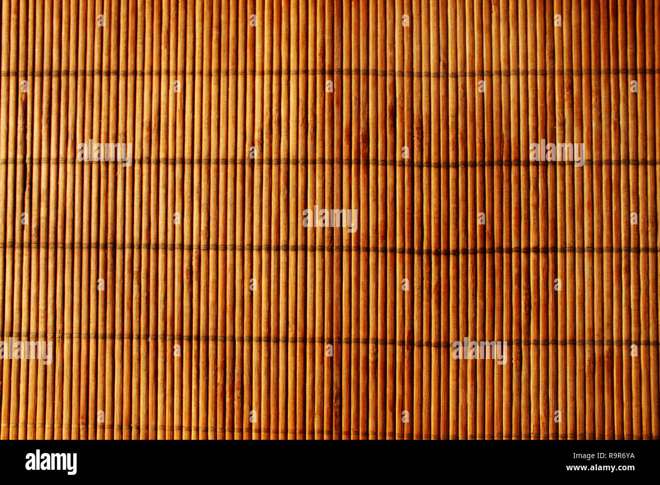 Background - teature of old reed mat Stock Photo - Alamy