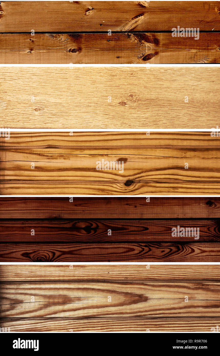 Collection wooden banners - texture old wood Stock Photo - Alamy