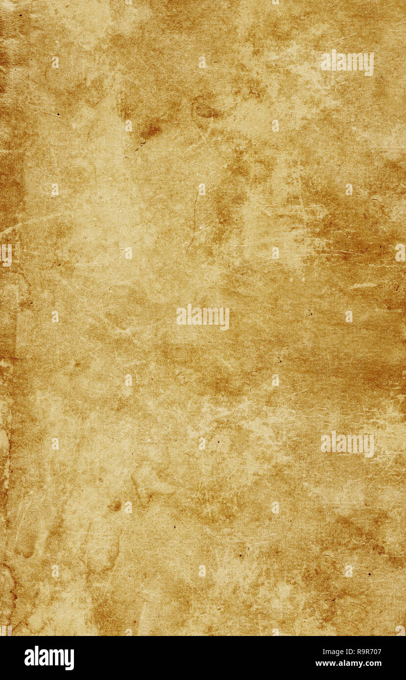 Background - a sheet of the old, soiled paper Stock Photo - Alamy