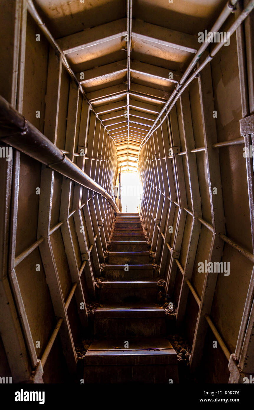 Inside Bunker Stairs High Resolution Stock Photography and Images - Alamy