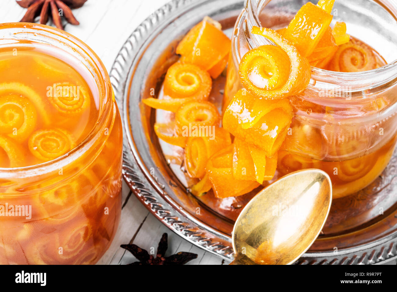 Orange peel jam hi-res stock photography and images - Alamy