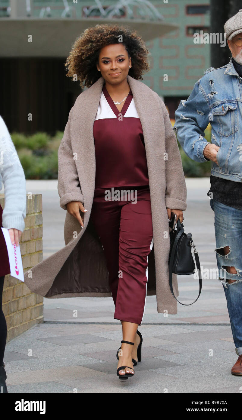 Keshia East outside ITV Studios Featuring: Keshia East Where: London ...