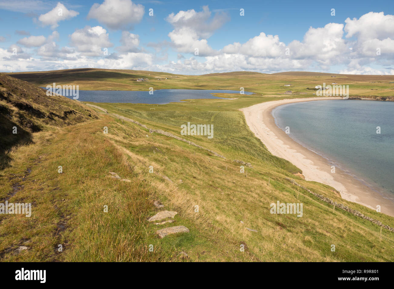 Landscape on Fetlar, Shetland Islands, UK Stock Photo - Alamy