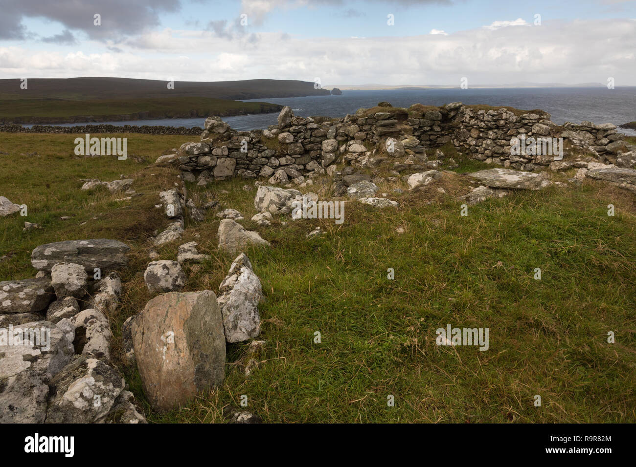 Landscape on Fetlar, Shetland Islands, UK Stock Photo - Alamy