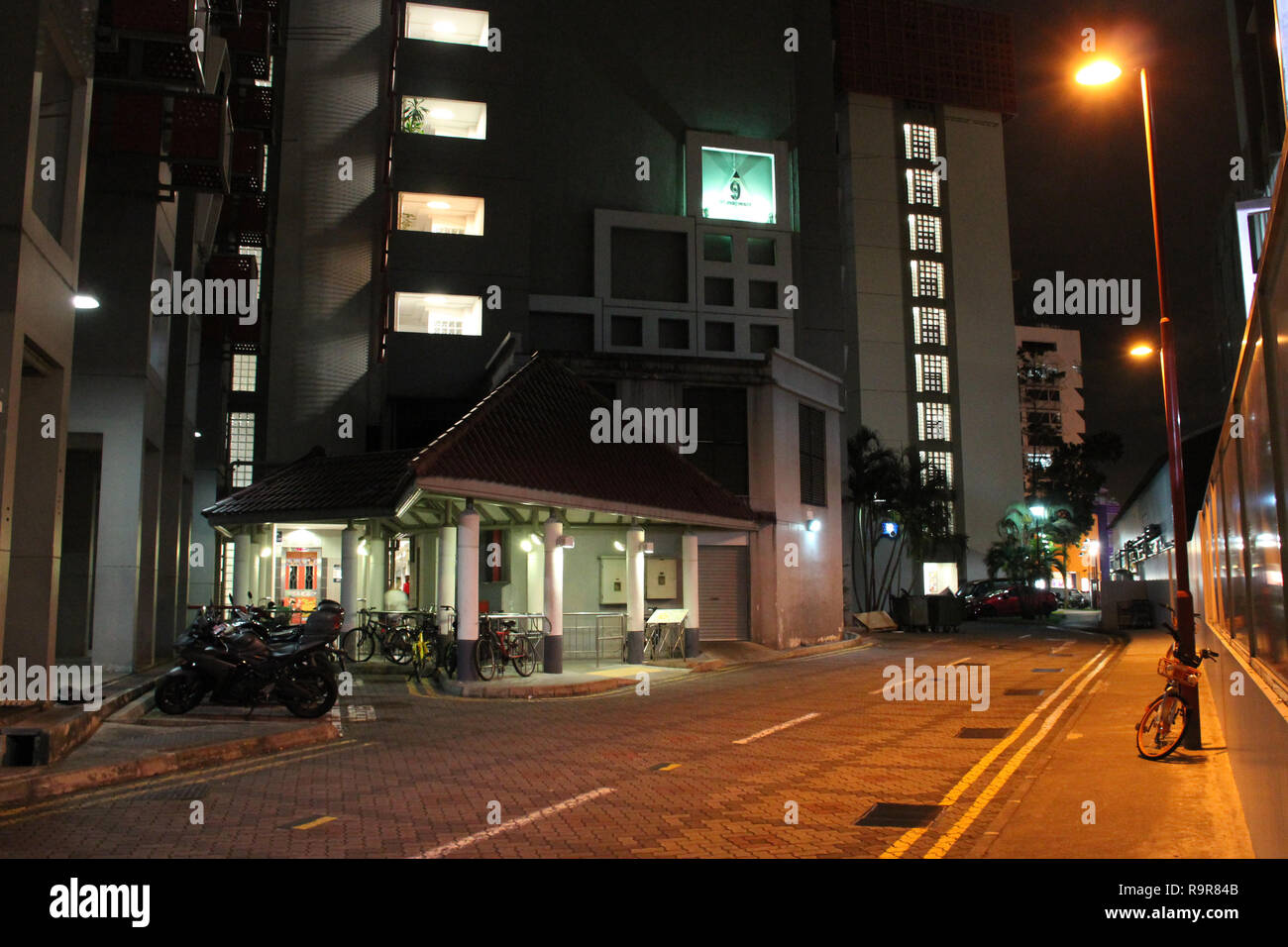 The Short Street in Singapour Stock Photo - Alamy