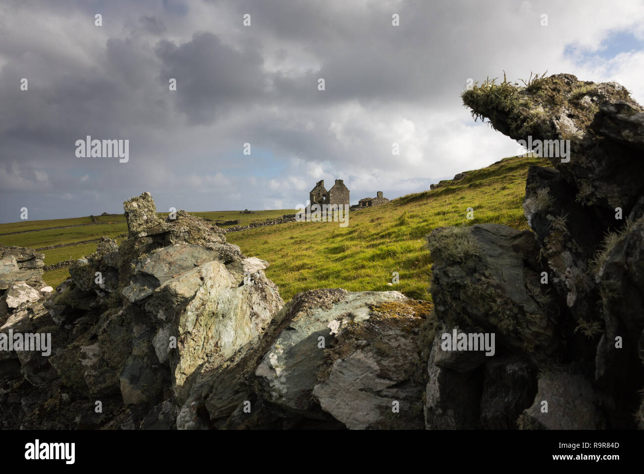 Landscape on Fetlar, Shetland Islands, UK Stock Photo - Alamy