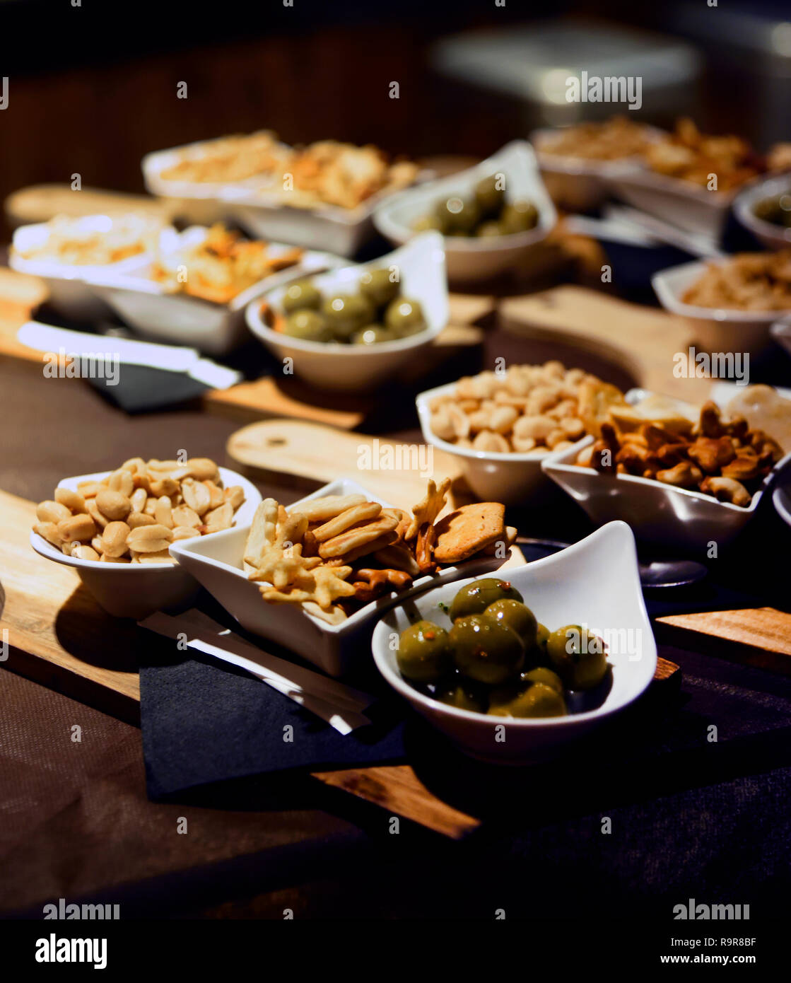 selection of starters Stock Photo - Alamy