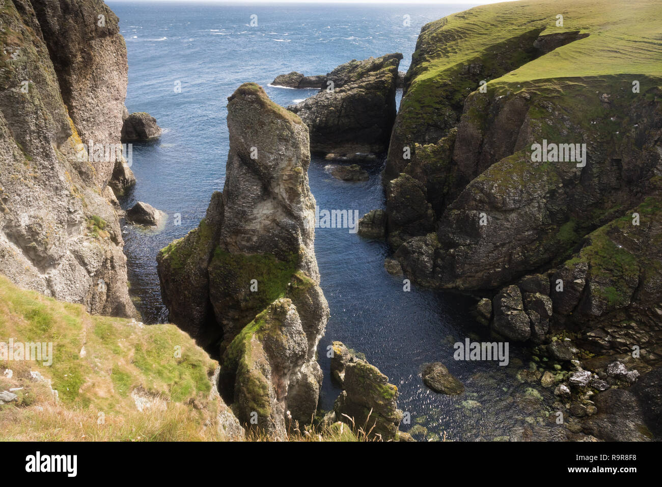Landscape on Fetlar, Shetland Islands, UK Stock Photo - Alamy